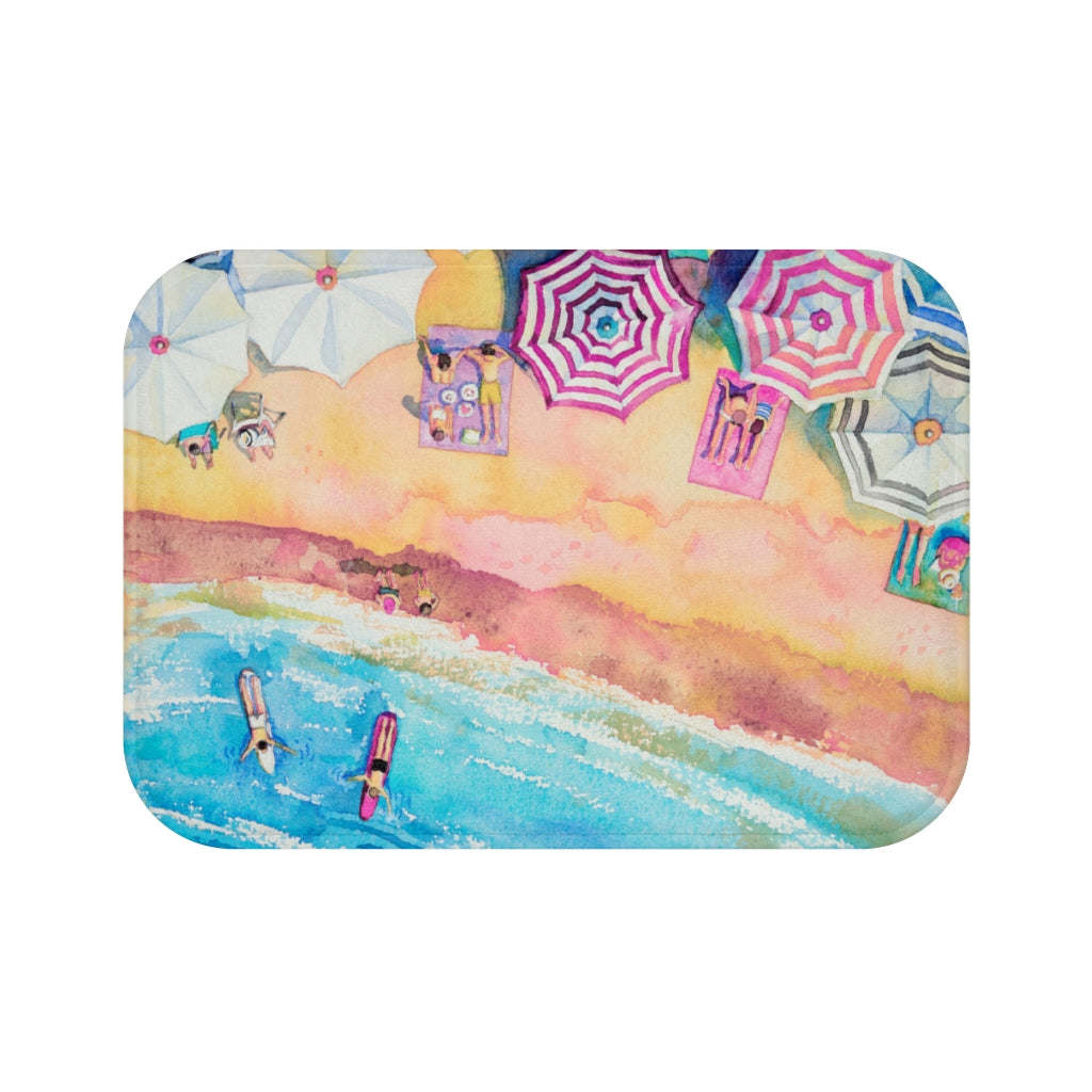 Colorful Day at the Beach Bath Mat Home Accents | Michaels