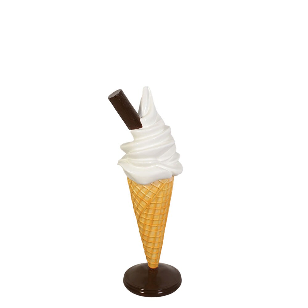 Small Soft Serve Vanilla Ice Cream Over Sized Statue | Michaels