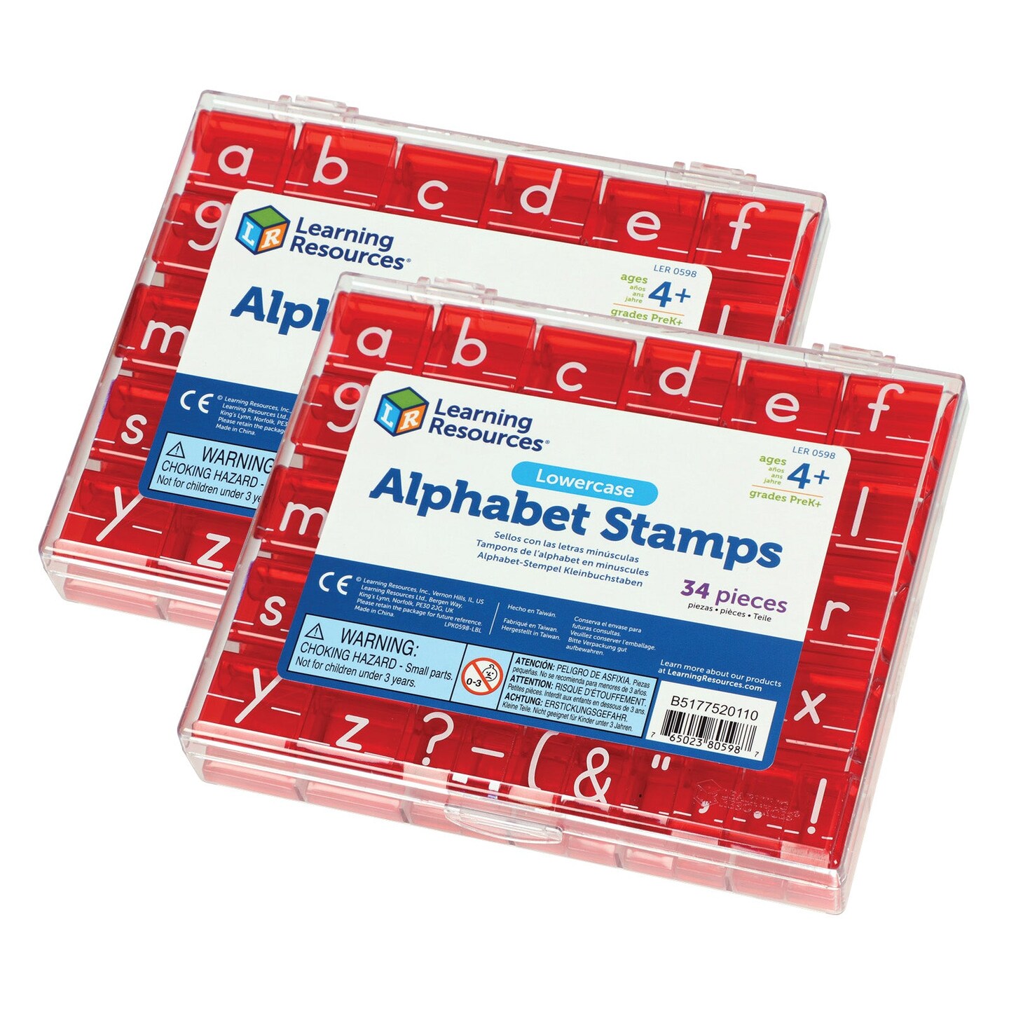 Lowercase Alphabet & Punctuation Stamps Set, 2 Sets | Michaels