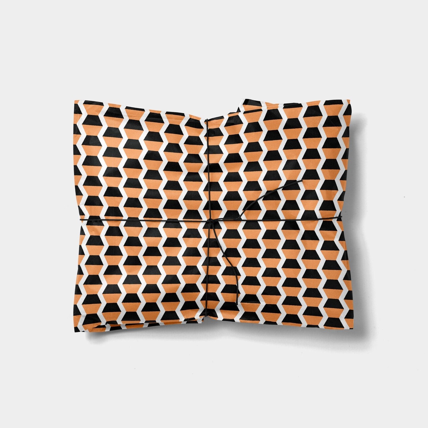 Geo Shapes Terracotta Gift Wrap | Michaels
