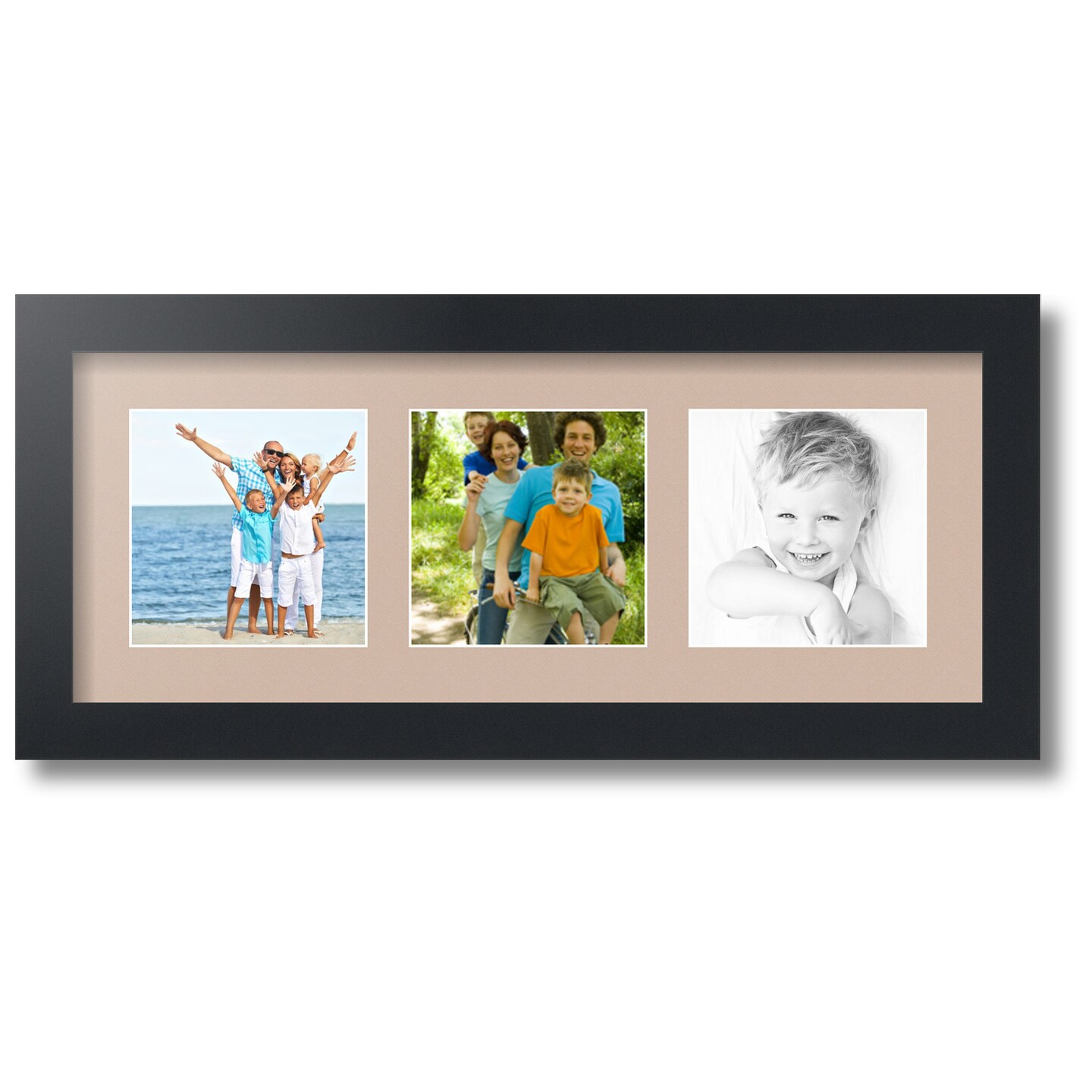 ArtToFrames Collage Photo Picture Frame with 3 - 5x5 inch Openings ...