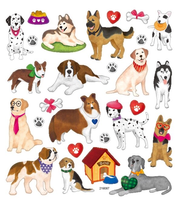 Sticker King Stickers-Dogs & Hearts | Michaels