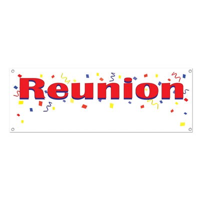 Reunion Sign Banner, Color: Multicolor | Michaels