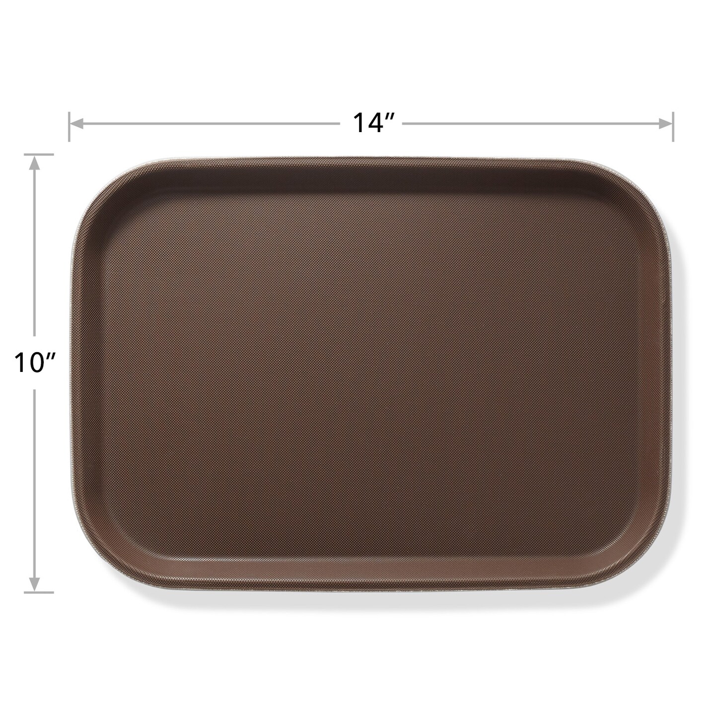 Jubilee (Set of 4) Rectangular Restaurant Serving Trays - NSF Certified ...