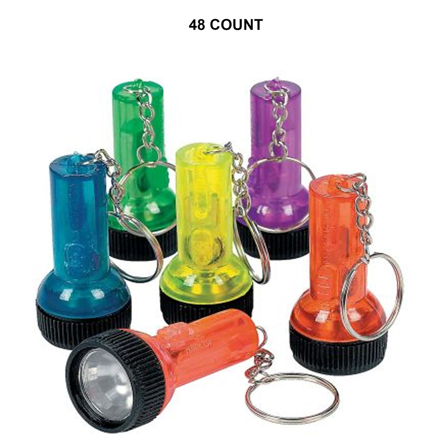 Neon Large Beam Flashlight Keychains | MINA® | Michaels