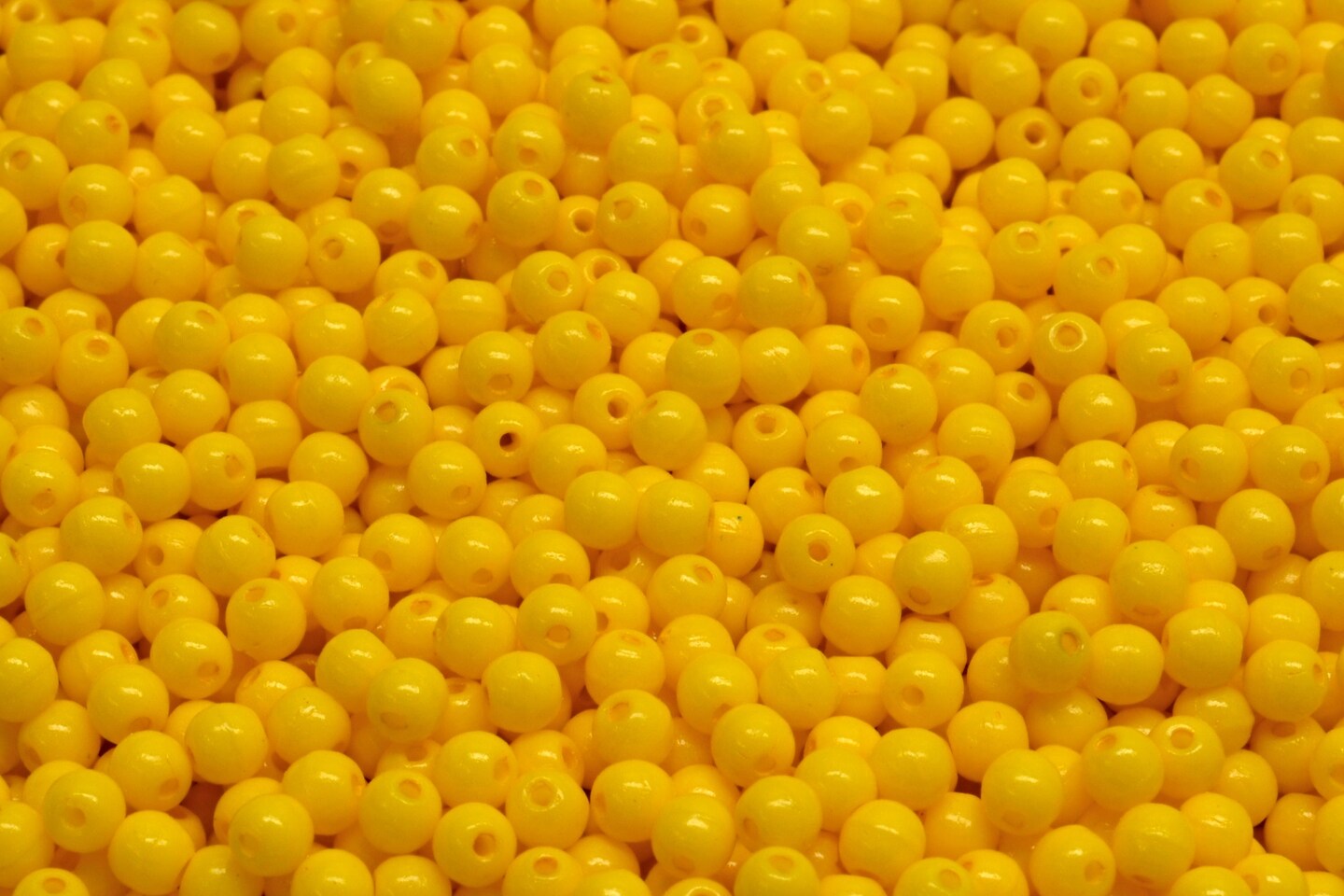 3mm Czech Round Druk Bead, Terra Intensive Yellow, 50 pieces | Michaels