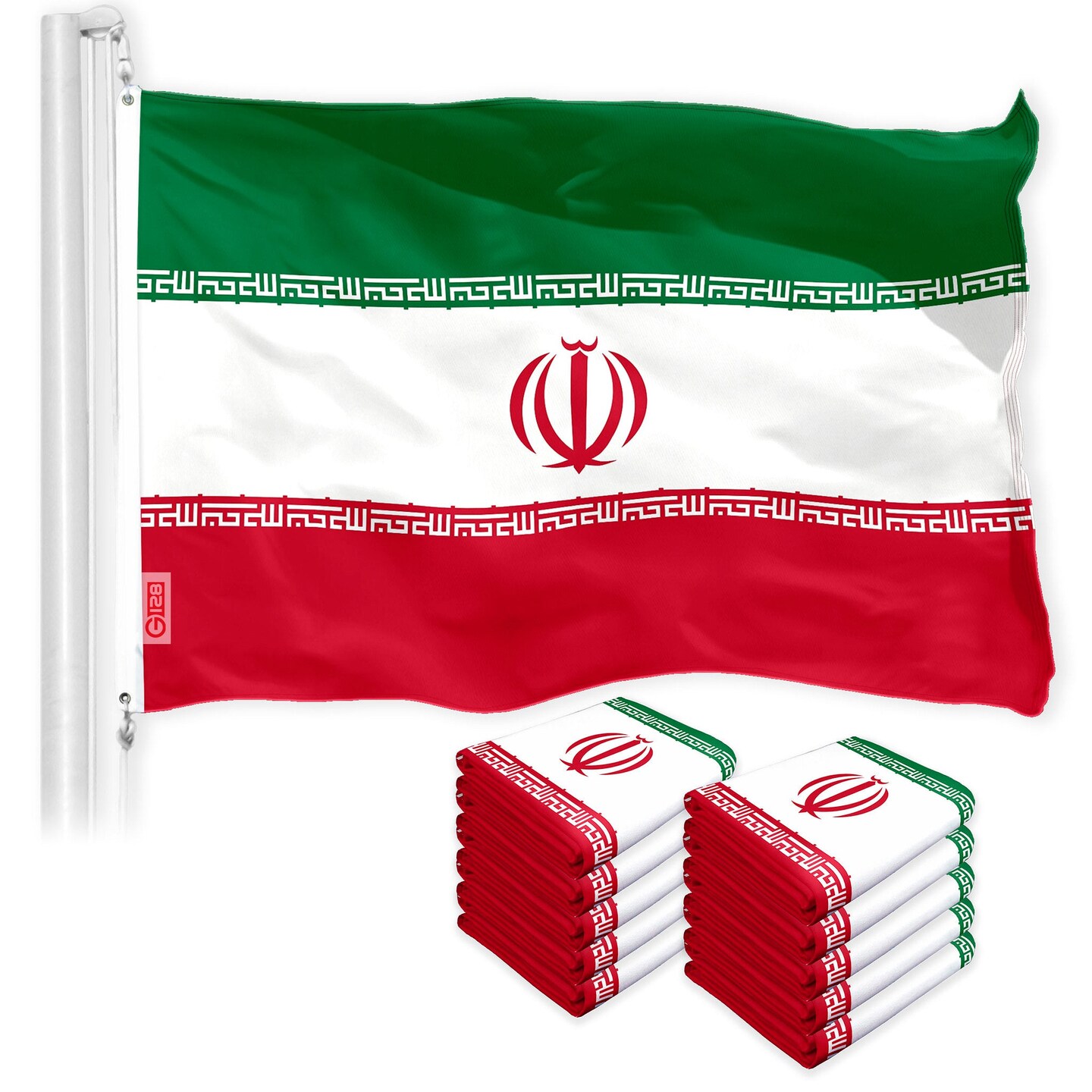 Iran Iranian Flag 3x5 Ft 10-Pack 150D Printed Polyester By G128 | Michaels