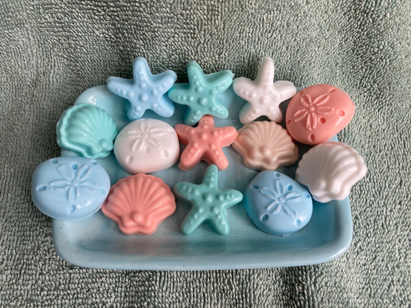 Mini Sea Shell Soaps - Sanddollar, Starfish, Seashells, Beach, Shore ...
