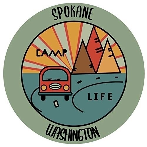Spokane Washington Souvenir Decorative Stickers (Choose Theme And Size ...