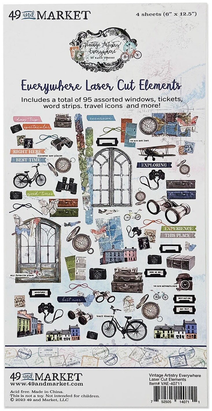 Vintage Artistry Everywhere Laser Cut Outs-Elements | Michaels