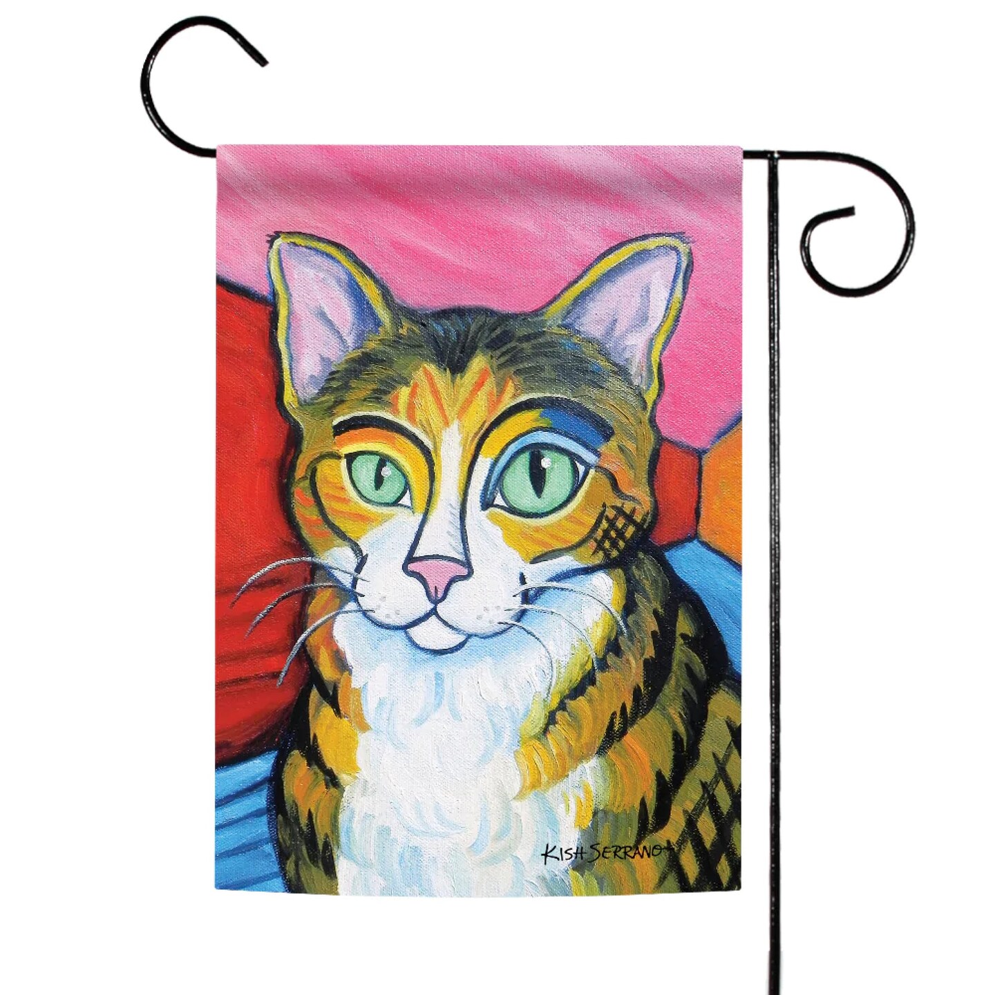 Toland Home Garden Cat Lovers Short Haired Tabby Outdoor Garden Flag 18 ...