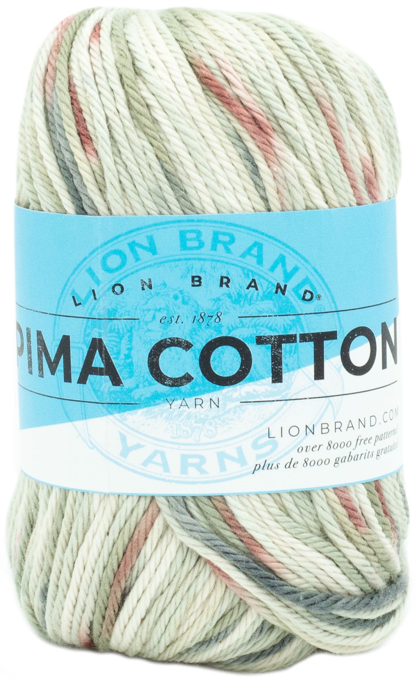 Lion Brand Pima Cotton Yarn-Peppercorn | Michaels