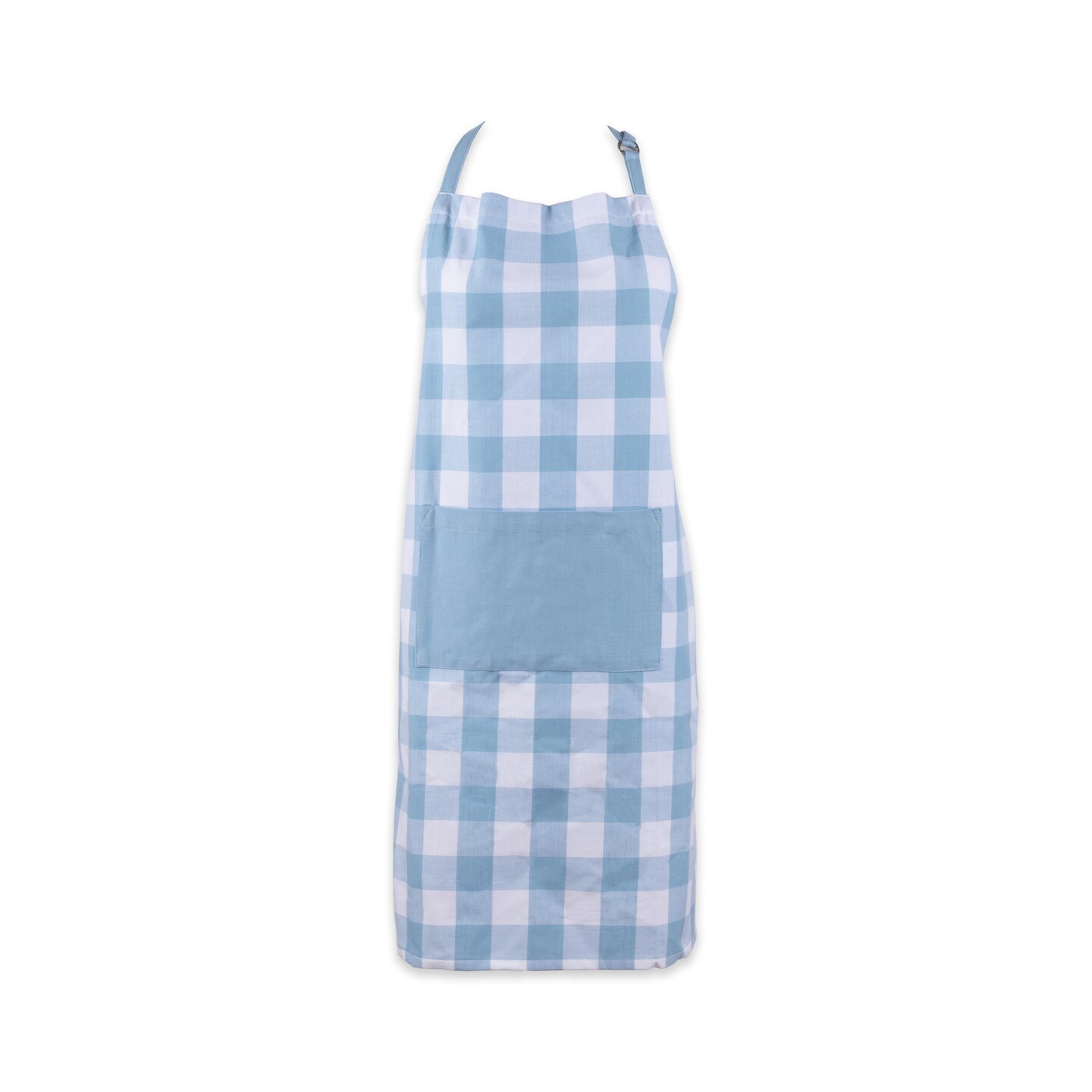Contemporary Home Living 32" x 28" Sky Blue and White Buffalo Checkered ...