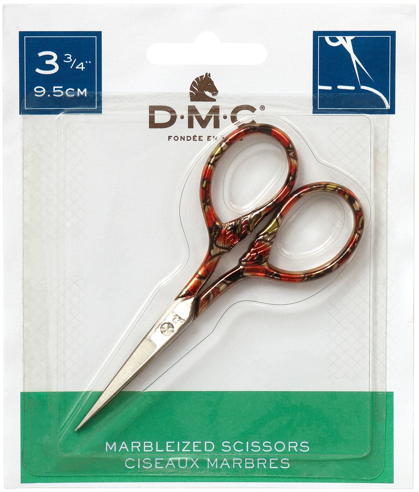 DMC Marbleized Embroidery Scissors 3.75"-Golden Copper | Michaels