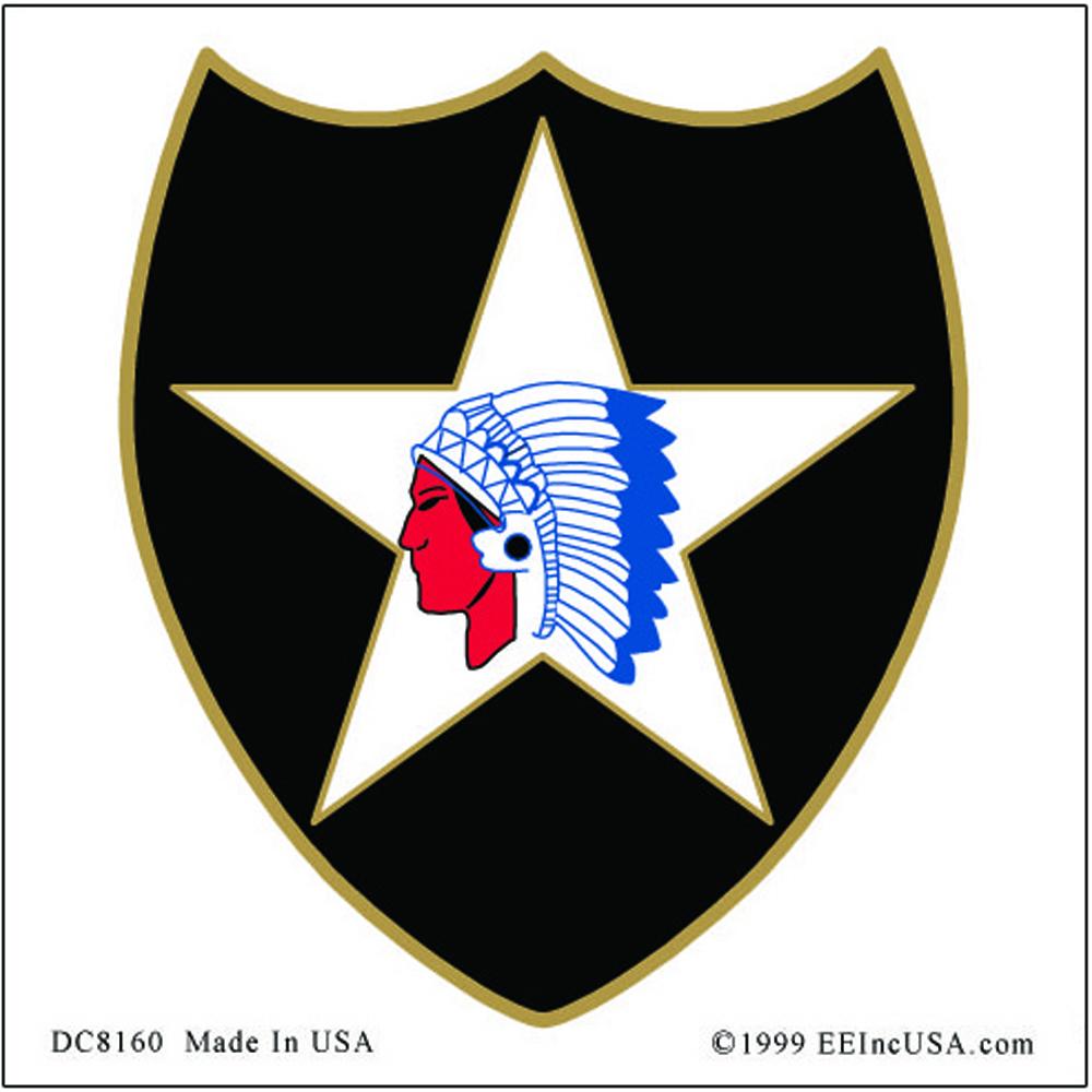 U.S. Army 2nd Infantry Division Sticker 3-1/4" | Michaels