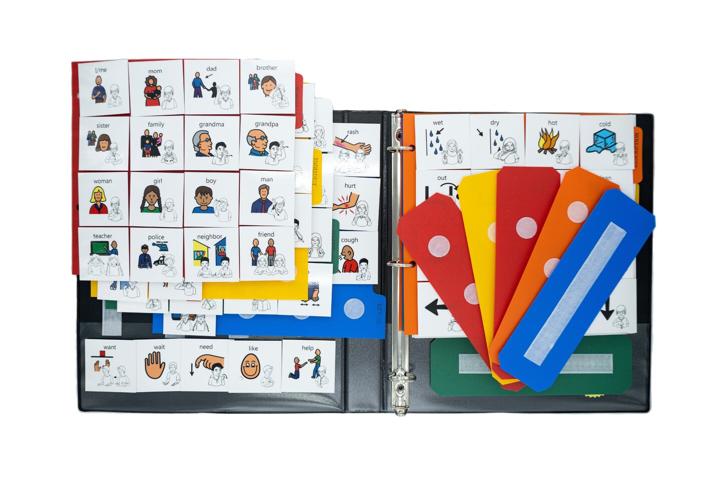 My Communicaid 1 Communication Book and 240 Picture Cards with ASL ...