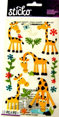 Sticko Sweet Giraffe Stickers | Michaels