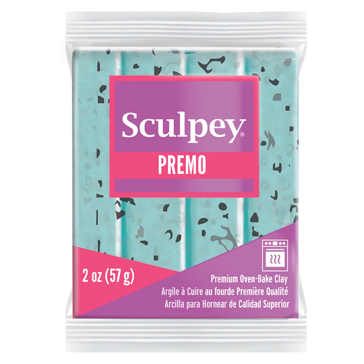 Sculpey Premo! Modeling Clay, 2 oz., Turquoise Granite, Model: SYP5036 ...