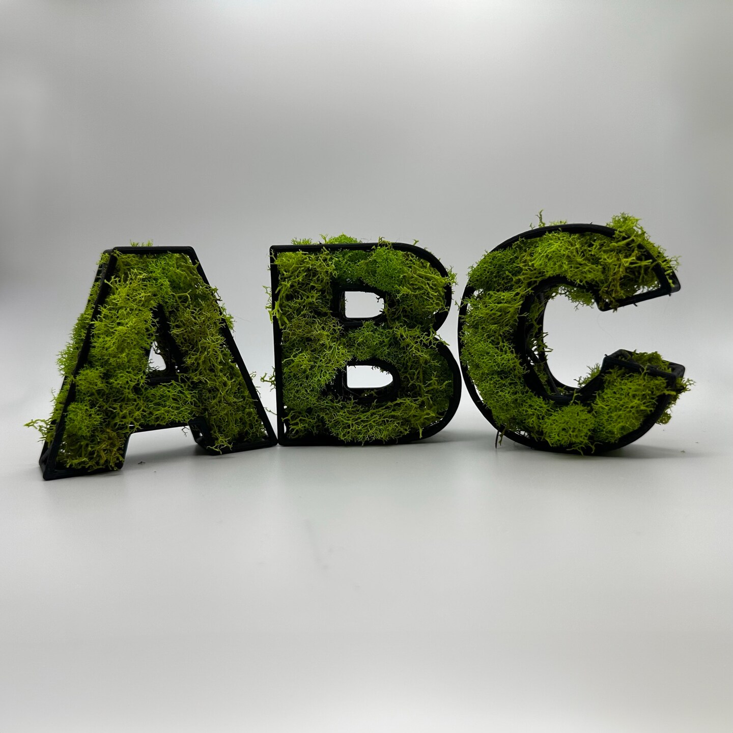 Moss Letters 3D Printed | MakerPlace by Michaels