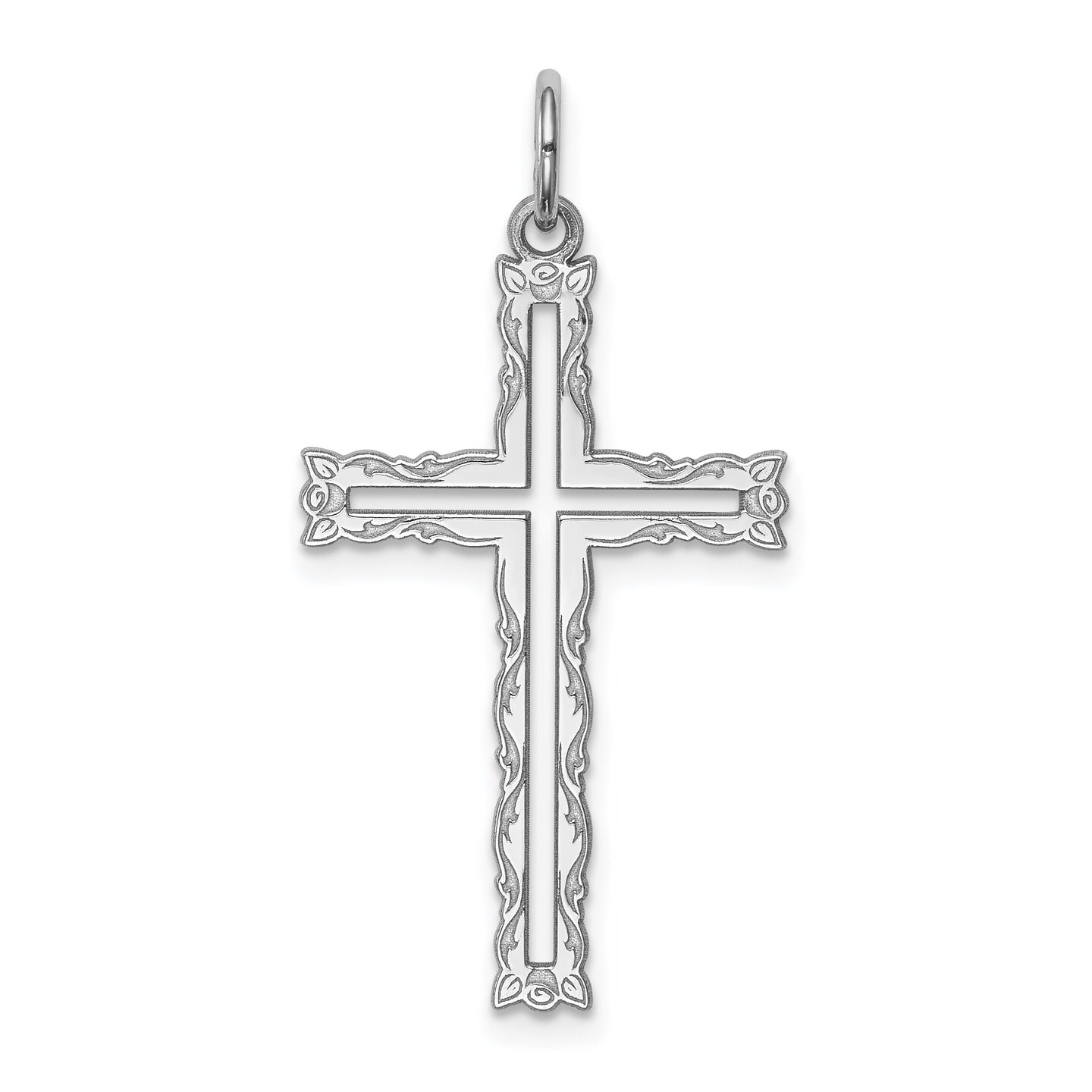 Sterling Silver Cross Charm Jewerly 30mm x 16mm | Michaels