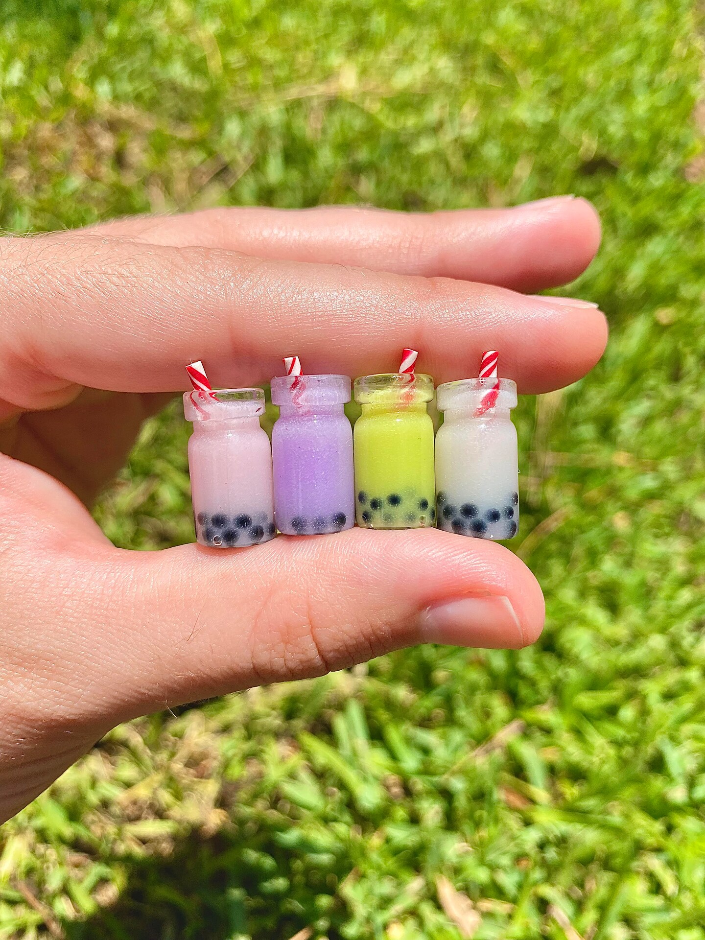 4PC Boba Tea Miniature Bubble Teas for Dollhouse Mini Food | MakerPlace ...