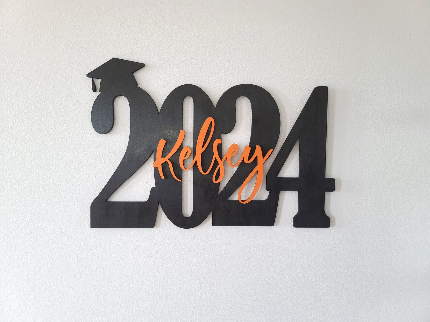 Personalized Class of 2025 Graduation Sign, Grad Keepsake Guestbook, 3D ...