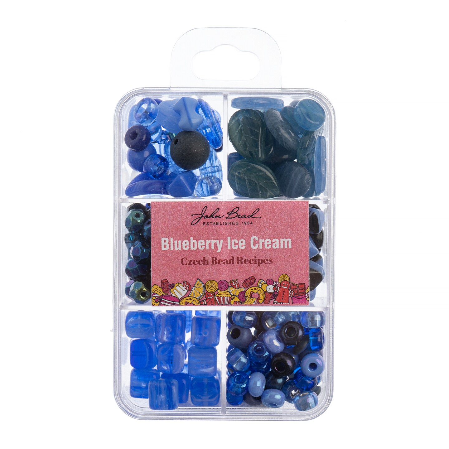 John Bead Recipe Box Czech Glass Beads Kit | Michaels