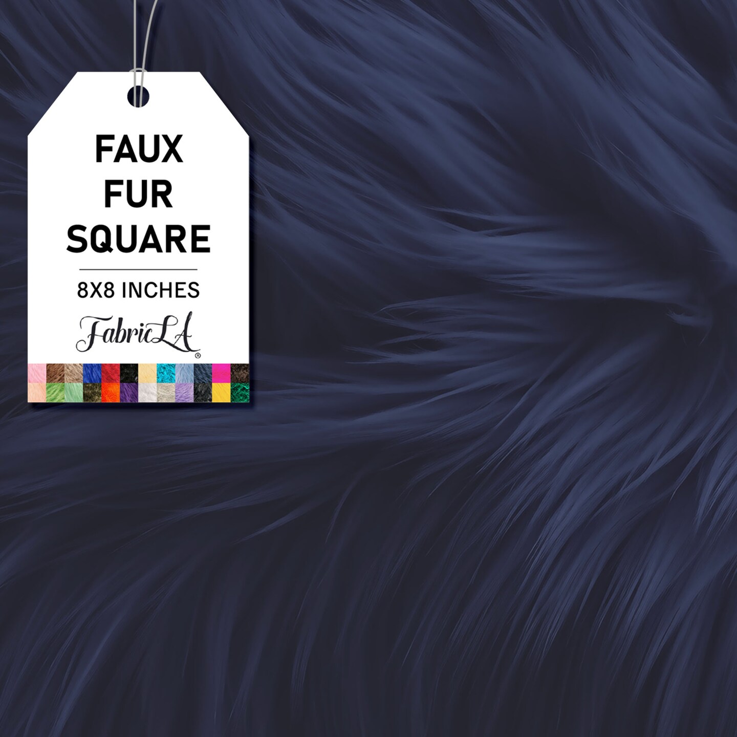 FabricLA | Faux Fur Fabric Square | 8" X 8" Inch Wide Pre-Cut Shaggy ...