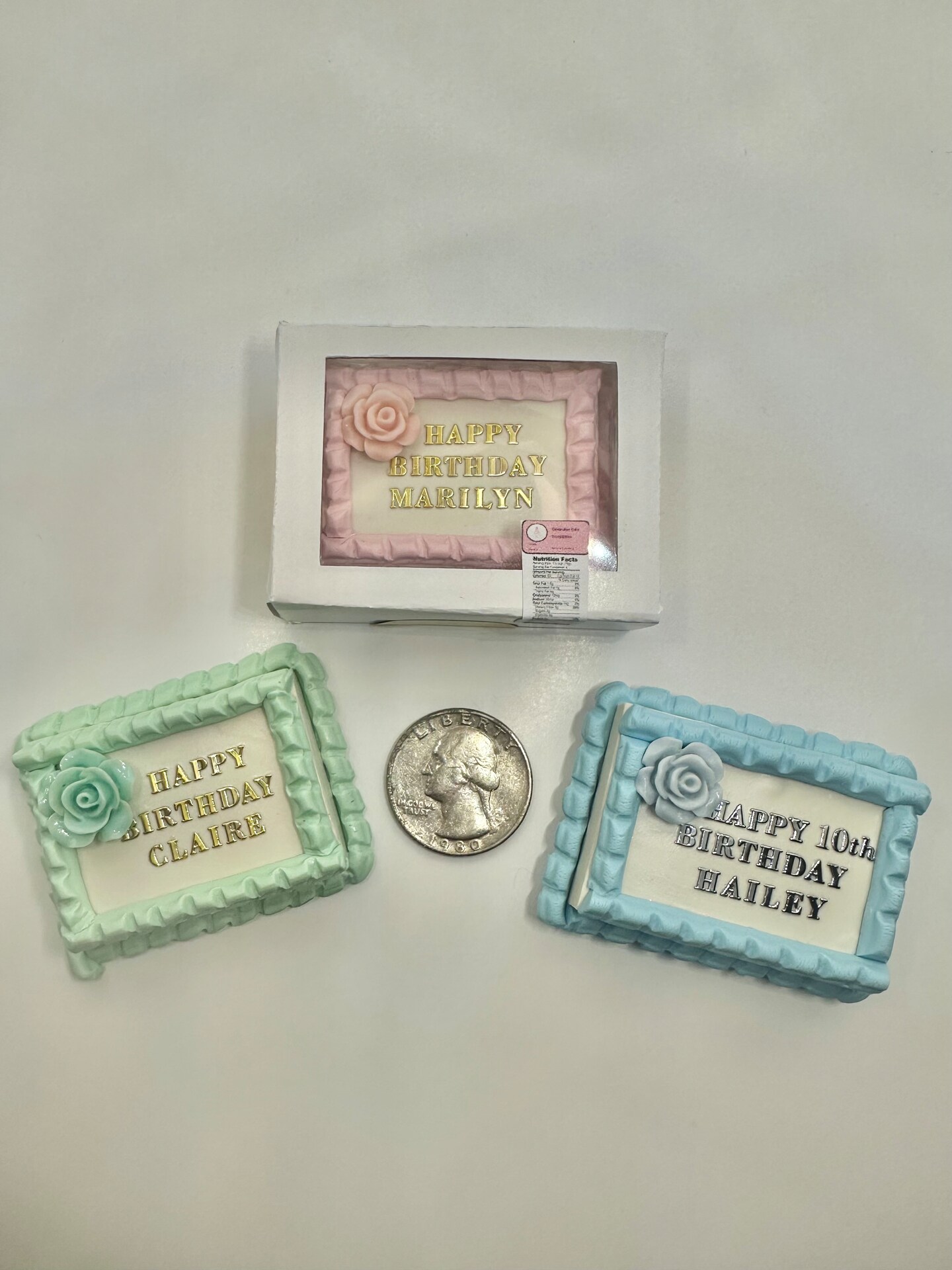 Customizable miniature polymer clay birthday cake | MakerPlace by Michaels