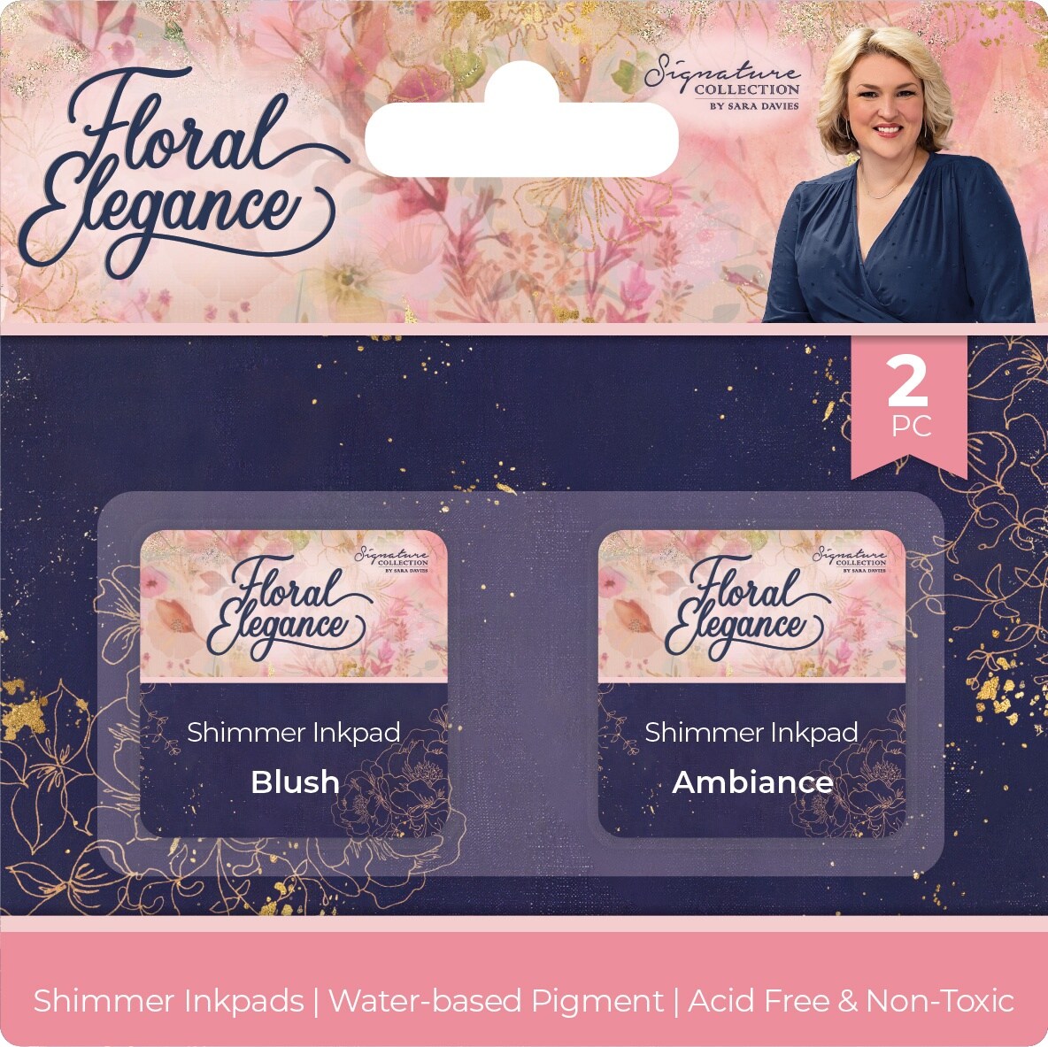 Sara Signature Floral Elegance Inkpads-Shimmer | Michaels