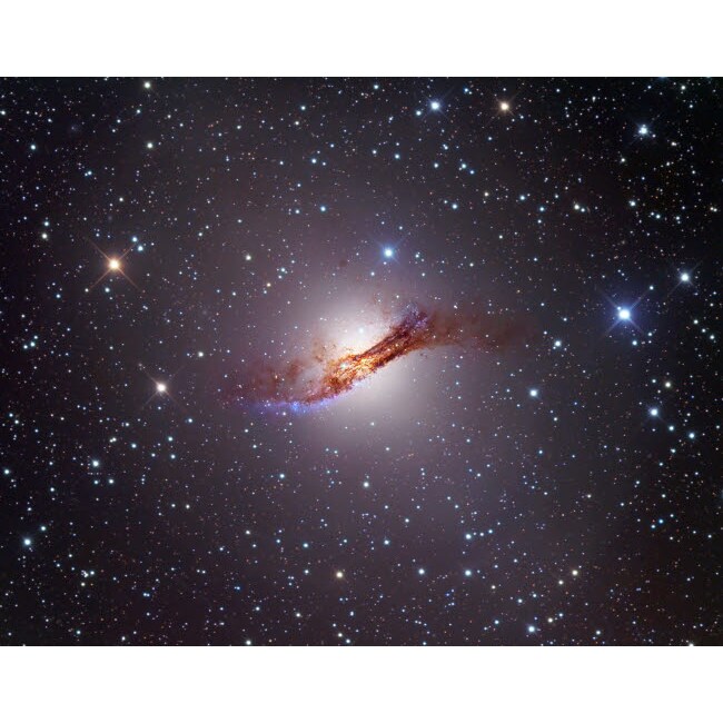 Posterazzi NGC 5128 a radio galaxy in the constellation Centaurus ...
