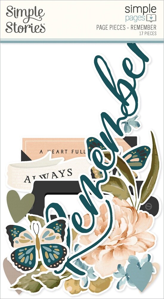 Simple Stories Simple Pages Page Pieces-Remember | Michaels