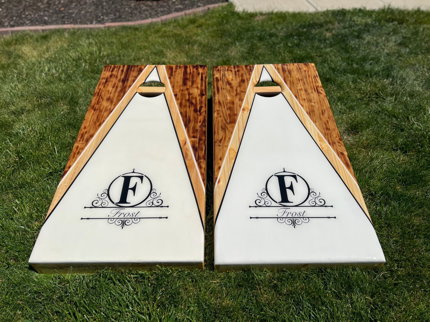 Custom made Wedding Cornhole Board Set | MakerPlace by Michaels