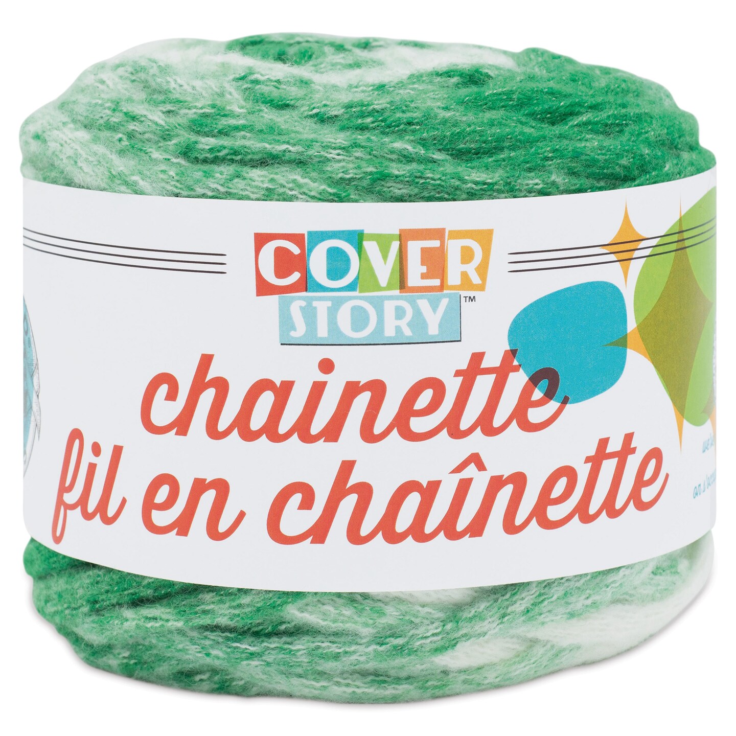 Lion Brand Cover Story Chainette Yarn - Kelly Green, 68 yards | Michaels