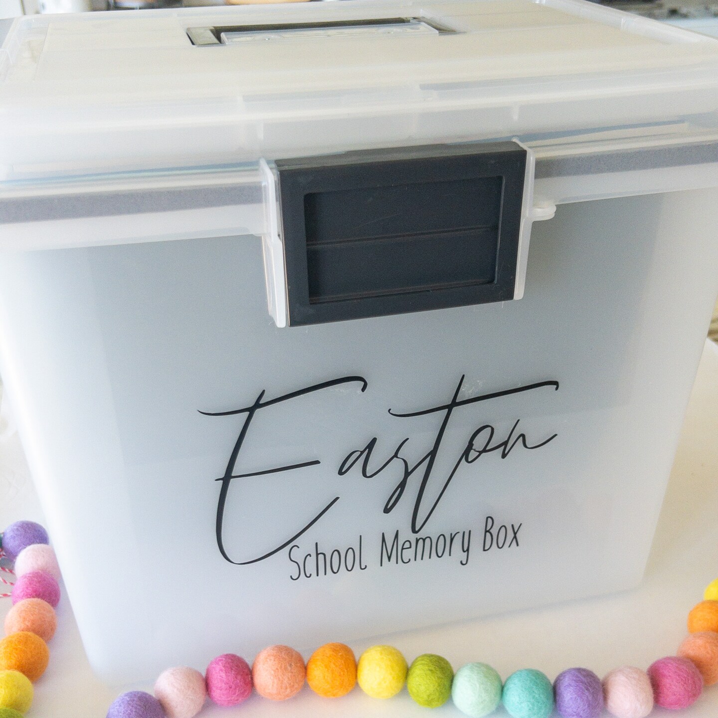 School Memory Box Name Label | MakerPlace by Michaels