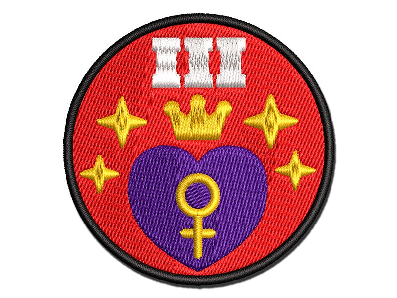 The Empress Tarot Card Multi-Color Embroidered Iron-On or Hook & Loop ...