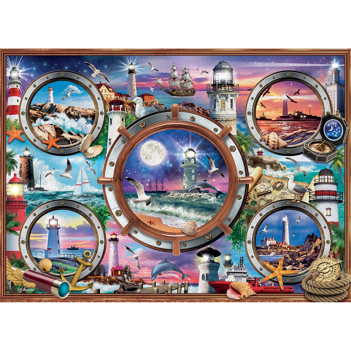 Cobble Hill Lighthouses Jigsaw Puzzle | Michaels