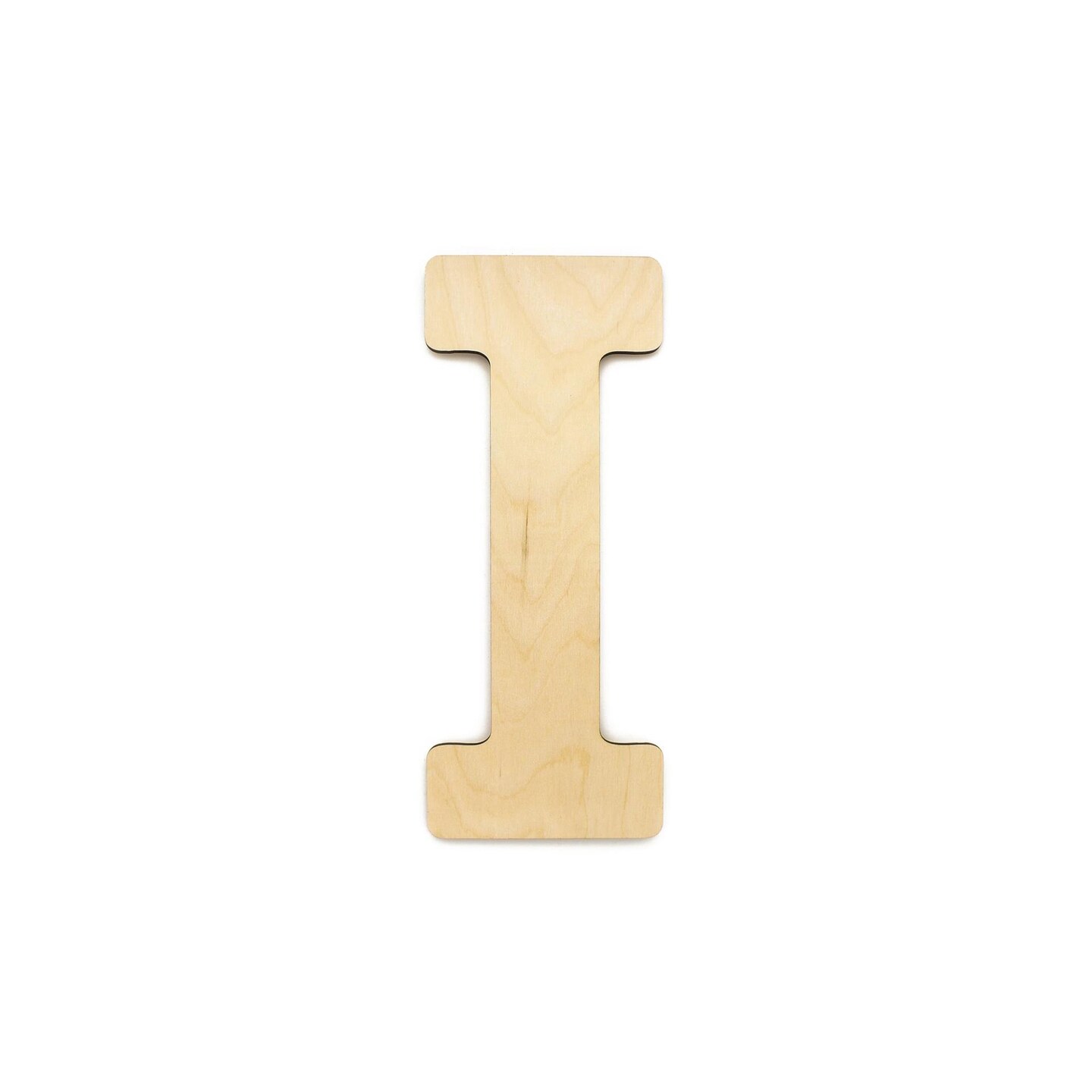 Good Wood by Leisure Arts Letter 9.5" I, Wooden Letters, Wood Letters ...