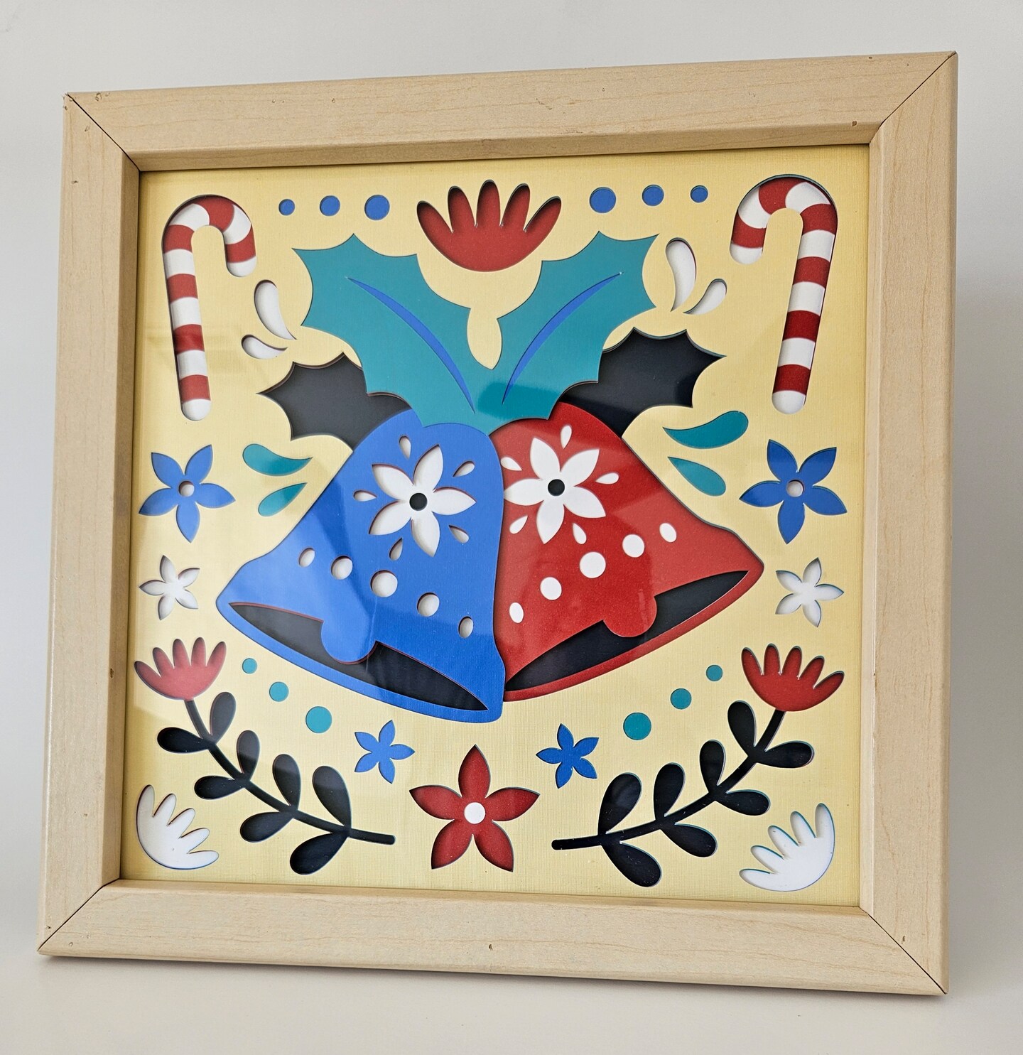 Nordic Christmas Bell 3-D Shadow Box | MakerPlace by Michaels