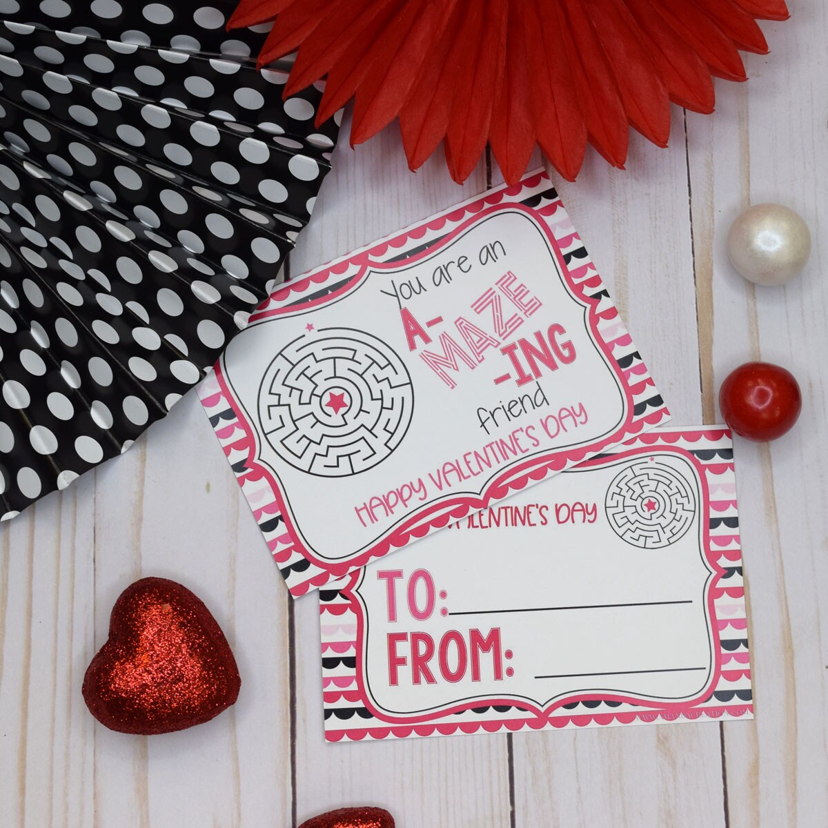Maze Classroom Valentine Exchange Cards | MakerPlace by Michaels