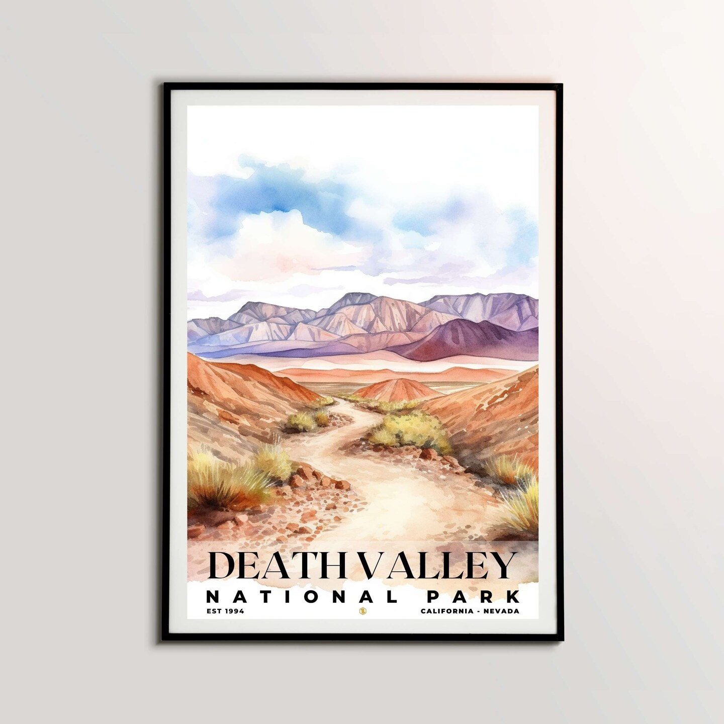 Death Valley National Park Poster, Travel Art, Office Poster, Home ...