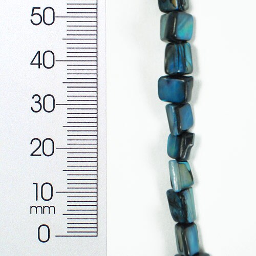 6 Packs of Tinted Shell Nugget Blue 2x8" Strand | Michaels