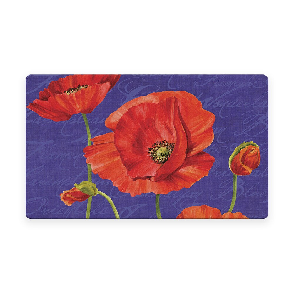 Bright Poppies Door Mat (18 x 30") | Michaels