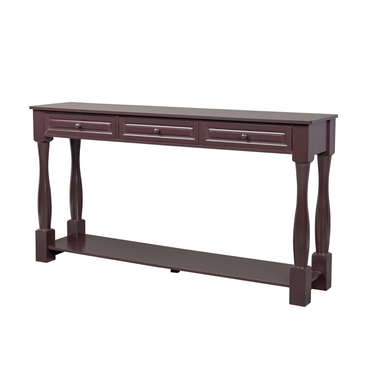 Classic Sofa Table with Drawers and Bottom Shelf | Michaels