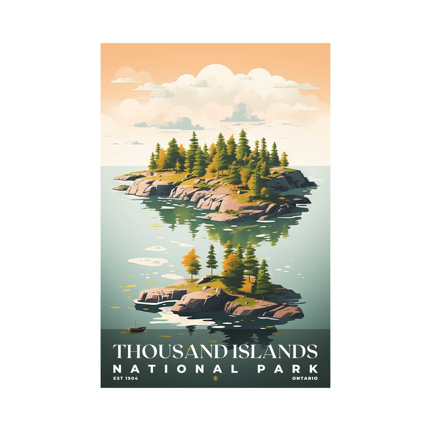Thousand Islands National Park Poster, Travel Print, Office Poster ...