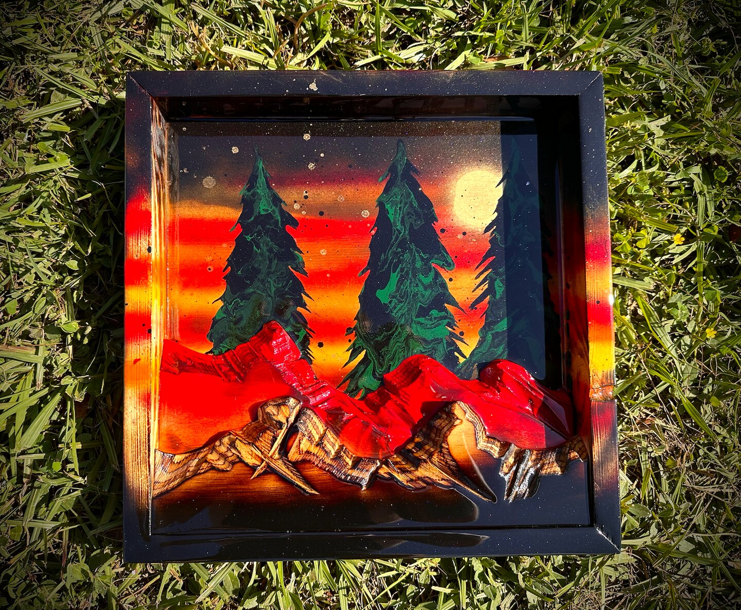 Mountain Wooden Wall Art | Home Decor | New Home | Rustic Decor ...