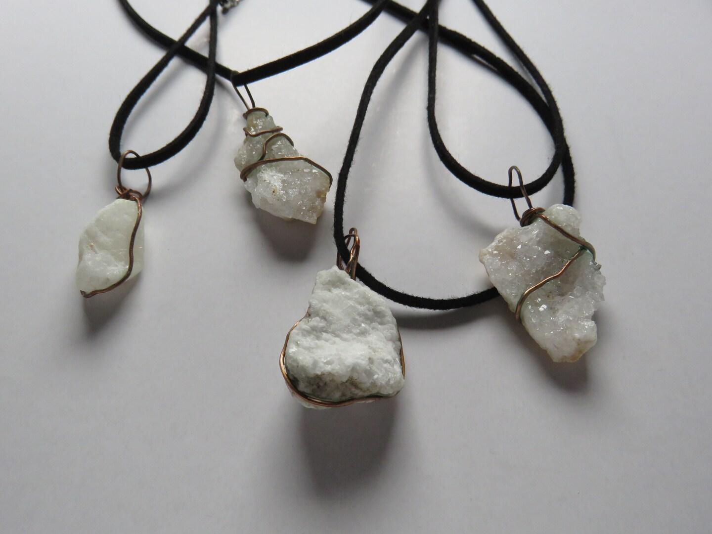 Rustic Natural Tribal Rock Amulet Necklaces made with with Cool stones ...