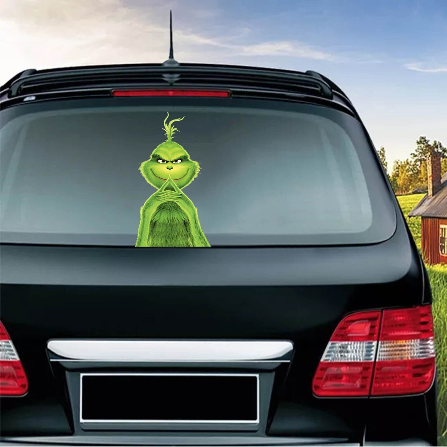 Kitcheniva Christmas Grinch Car Window Sticker Decoration Assorted ...