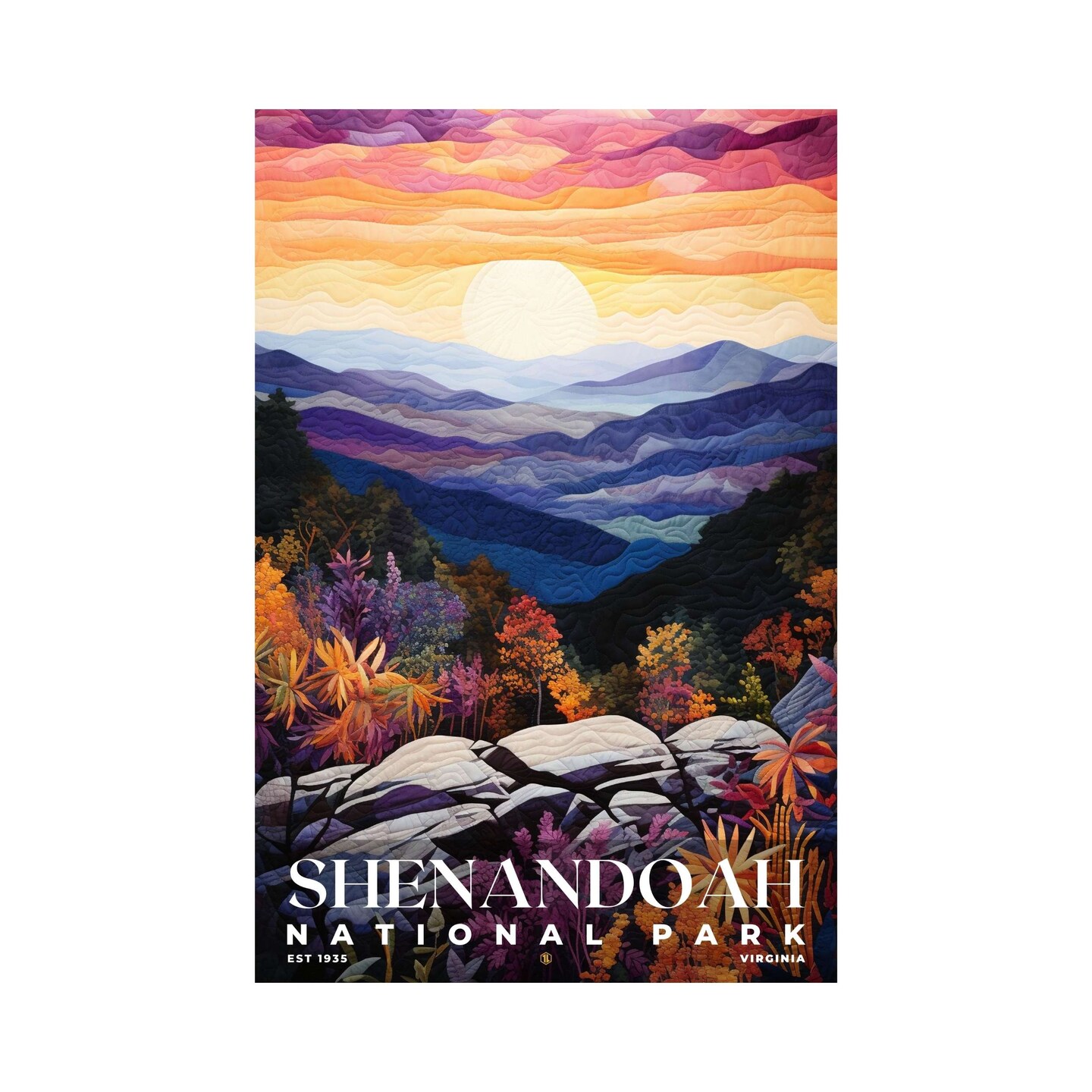 Shenandoah National Park Poster, Travel Art, Office Poster, Home Decor ...