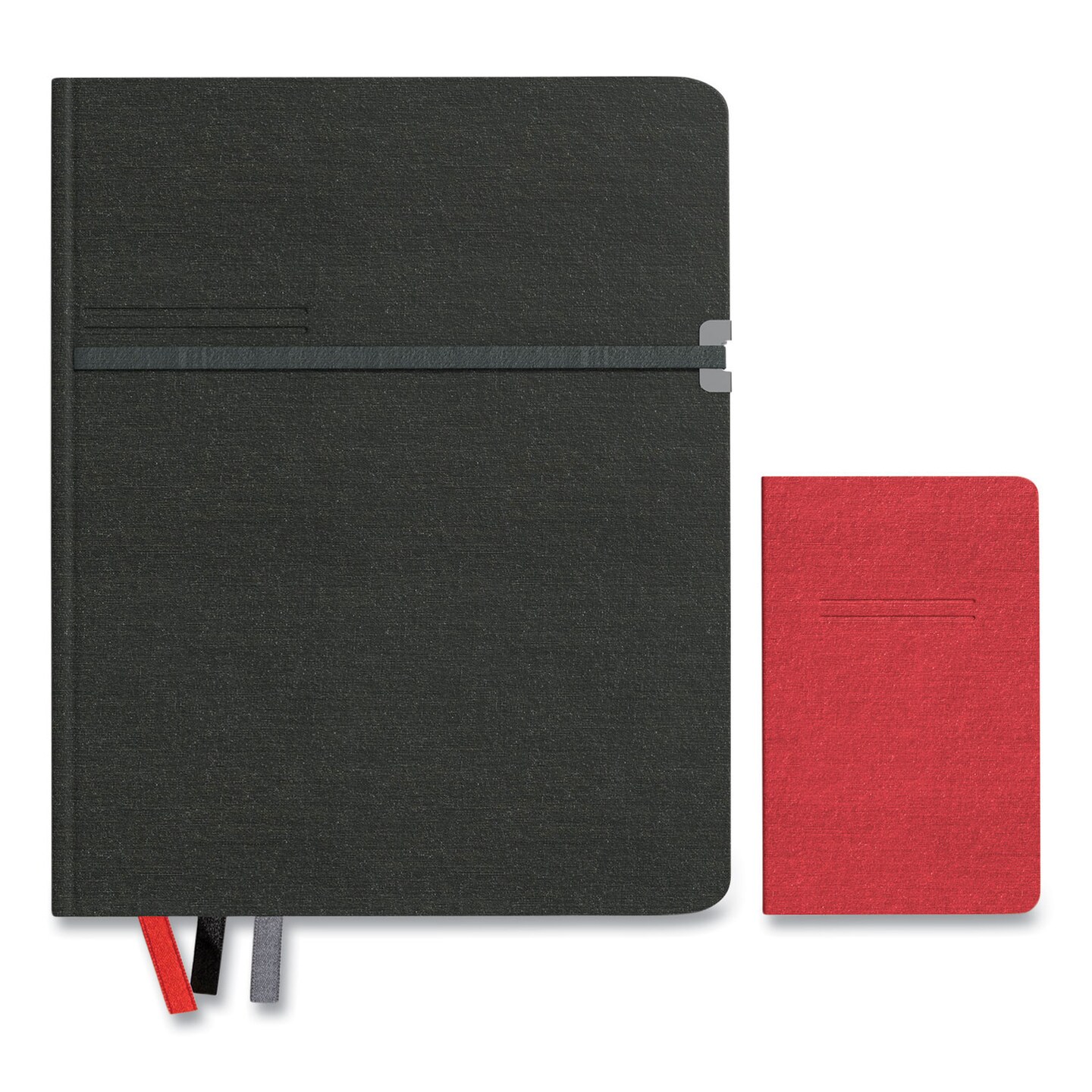 TRU RED™ Large Mastery with Pocket Journal, Narrow Rule, Black/Red ...